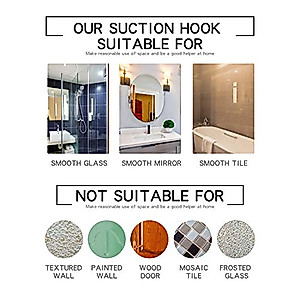 Ettori Shower Squeegee for Shower Doors, 10 Inches Shower Glass Squeegee for Bathroom, Windows, Kitchen and Car