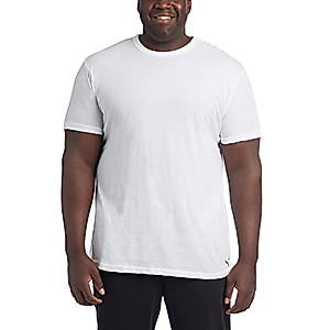 PUMA mens Big & Tall 3 Pack Classic T Shirt, White Traditional, 3X-Large Tall US