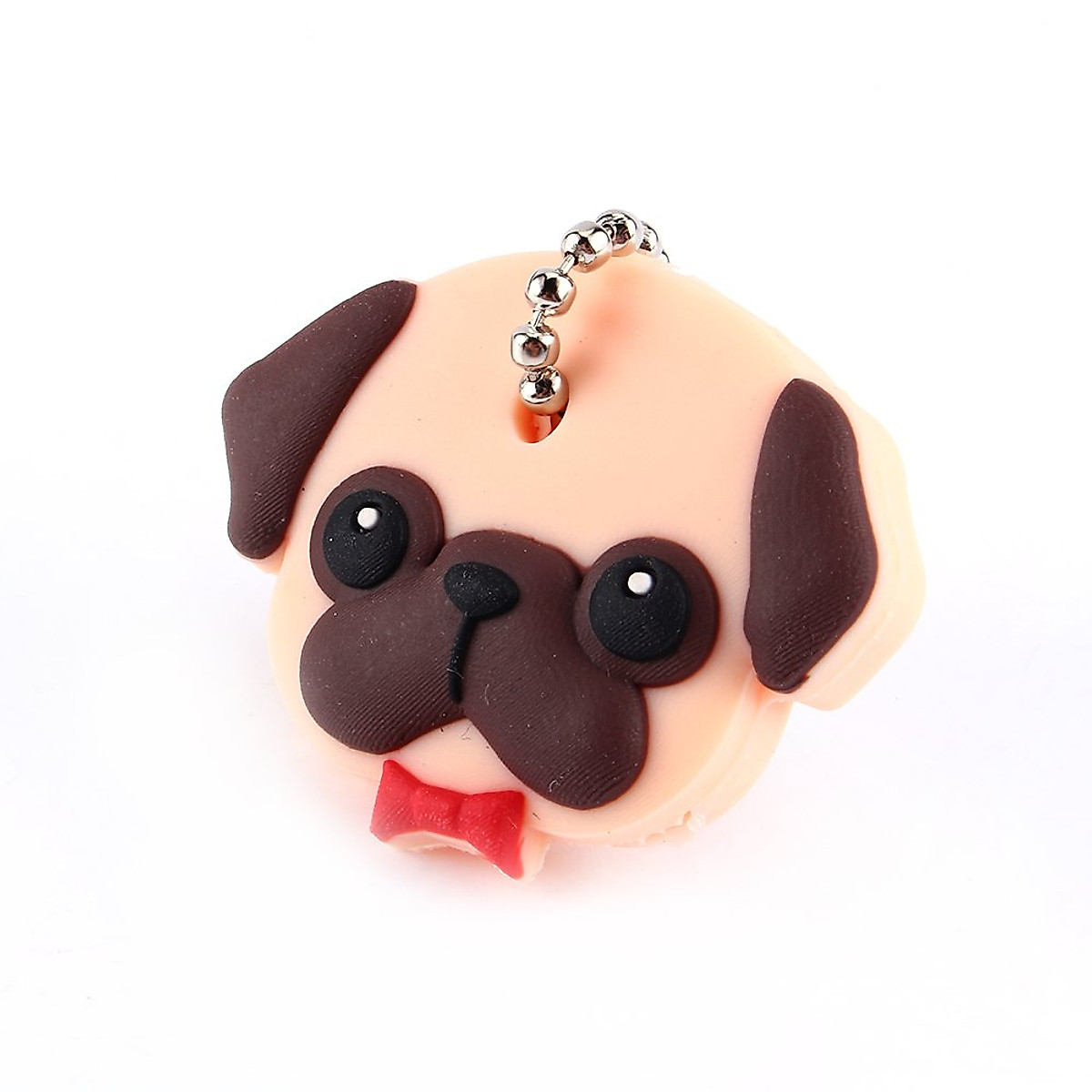 Milltrip Cartoon Key Cover, Key Covers Super Funky Dog with Red Bowtie Key Key Identifier Key Covers