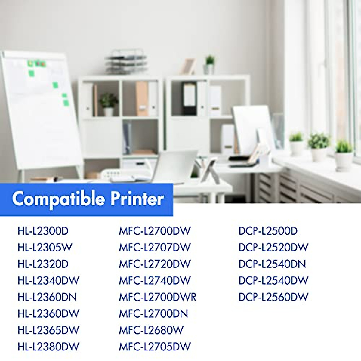 TN660 High Yield Toner Cartridge: TN 660 TN-660 2Pack Black Compatible Replacement for Brother HL-L2380DW HL-L2300D HL-L2340DW MFC-L2740DW MFC-L2700DW MFC-L2720DW DCP-L2540DW Printer