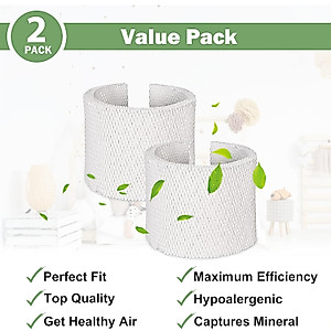 Future Way MAF2 Humidifier Filter Compatible with AIRCARE MA0800, Kenmore 15408 Humidifier, 2-Pack