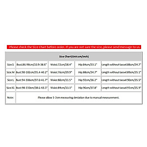 F_Gotal Women's Roaring 20s V-Neck Gatsby Dresses- Vintage Inpired Sequin Beaded Flapper Dresses Party Cocktail Beige