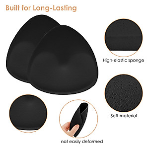 WLLHYF 1 Pairs Triangle Bra Pads Inserts, Breathable Bra Inserts Skin Color Removable Breast Padding Soft and Comfortable Breast Enhancers Bra Pads for Women Girls Bra Any Cup Cover