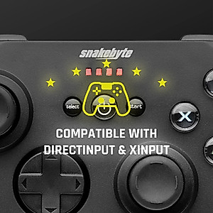Snakebyte Snakebyte Game Pad Pro - Wireless 2.4Ghz Game Controller/Gamepad/Joystick for PC - PC; Mac; Linux
