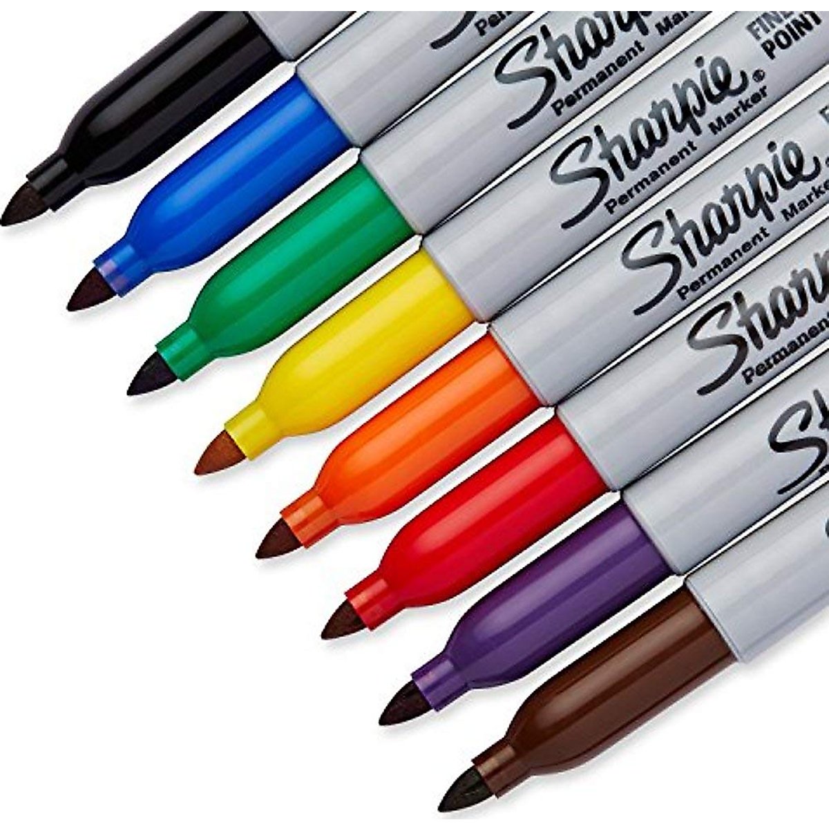 Sharpie Permanent Marker Fine Tip [30217PP] 8 Count (Pack of 3) 24 Markers Total