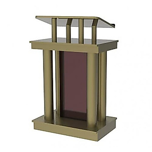 FixtureDisplays® Deluxe Podium Floor Standing Lectern Church Pulpit w/Elevated Reading Surface 14315-CLASSIC