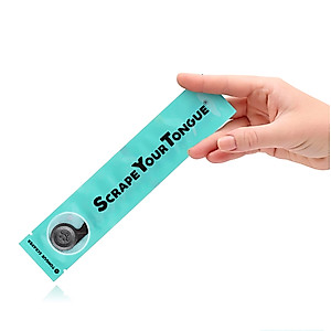 ScrapeYourTongue - #1 Daily Tongue Scraper for Oral Health. 100% Recyclable, Reusable, and Gag Proof Tongue Cleaner (1 Count (Pack of 1))