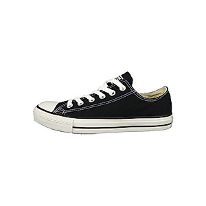 Converse Chuck Taylor All Star Canvas Low Top Sneaker,Black,7.5 US Men/9.5 US Women
