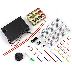 MicroKits Theremin Electronics Kit | Educational Electronic Music STEAM/STEM Kits for Kids or Grown Ups | No Tools Needed Easy to Build Breadboard Kit