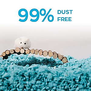 Carefresh 99% Dust-Free Blue Natural Paper Small Pet Bedding with Odor Control, 50 L