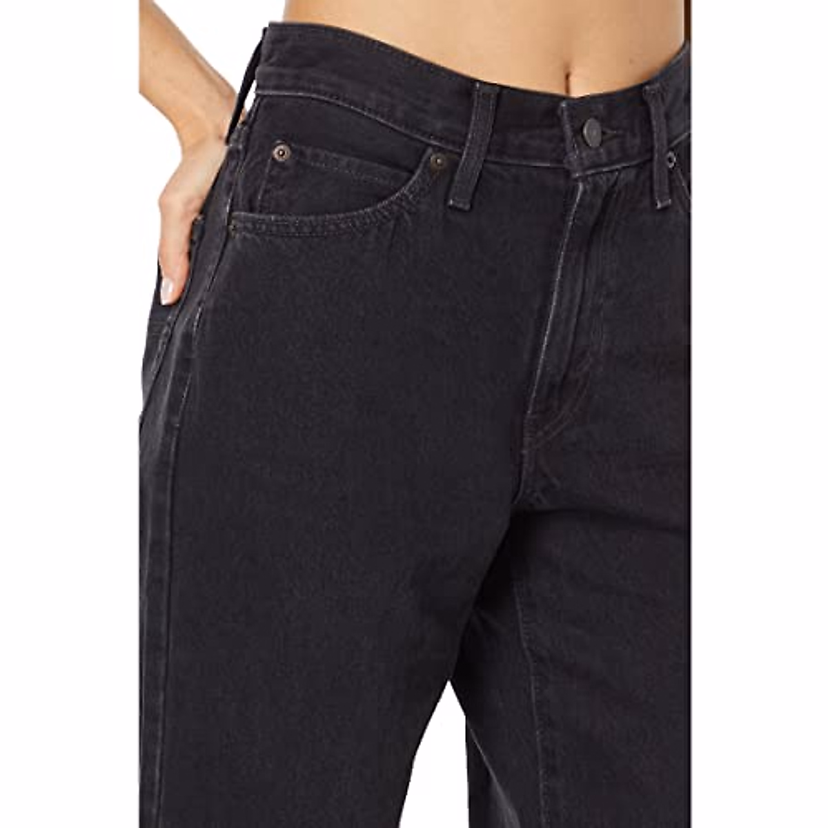 Levi's Women's 94 Baggy, (New) Black Stonewash, 32