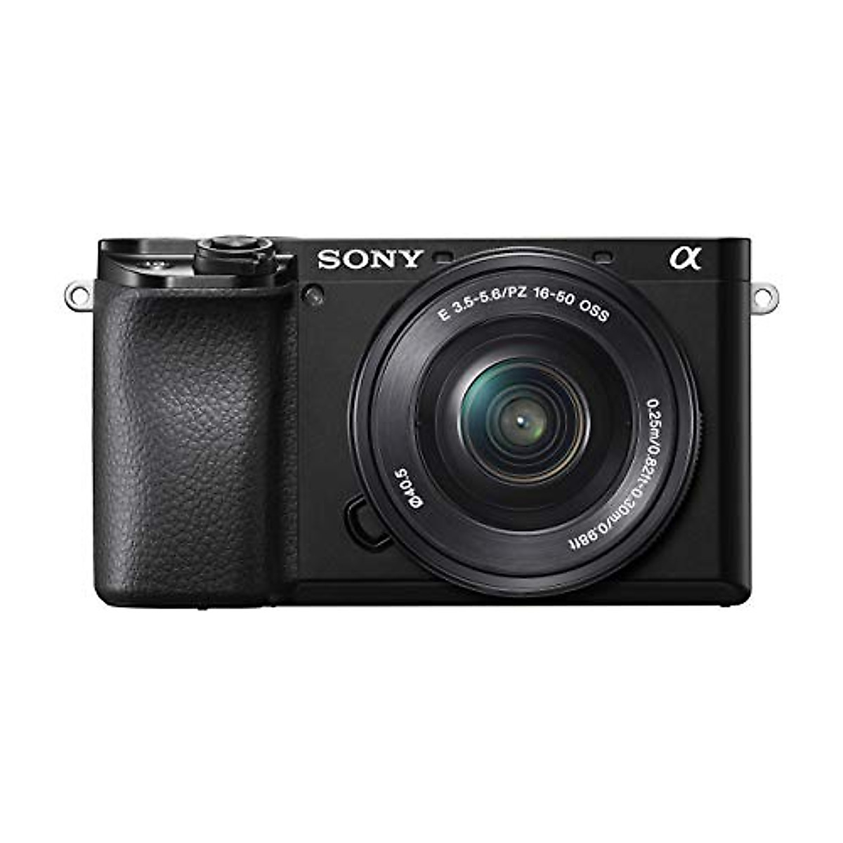 Sony Alpha A6100 Mirrorless Camera with 16-50mm Zoom Lens, Black (ILCE6100L/B) (Renewed)