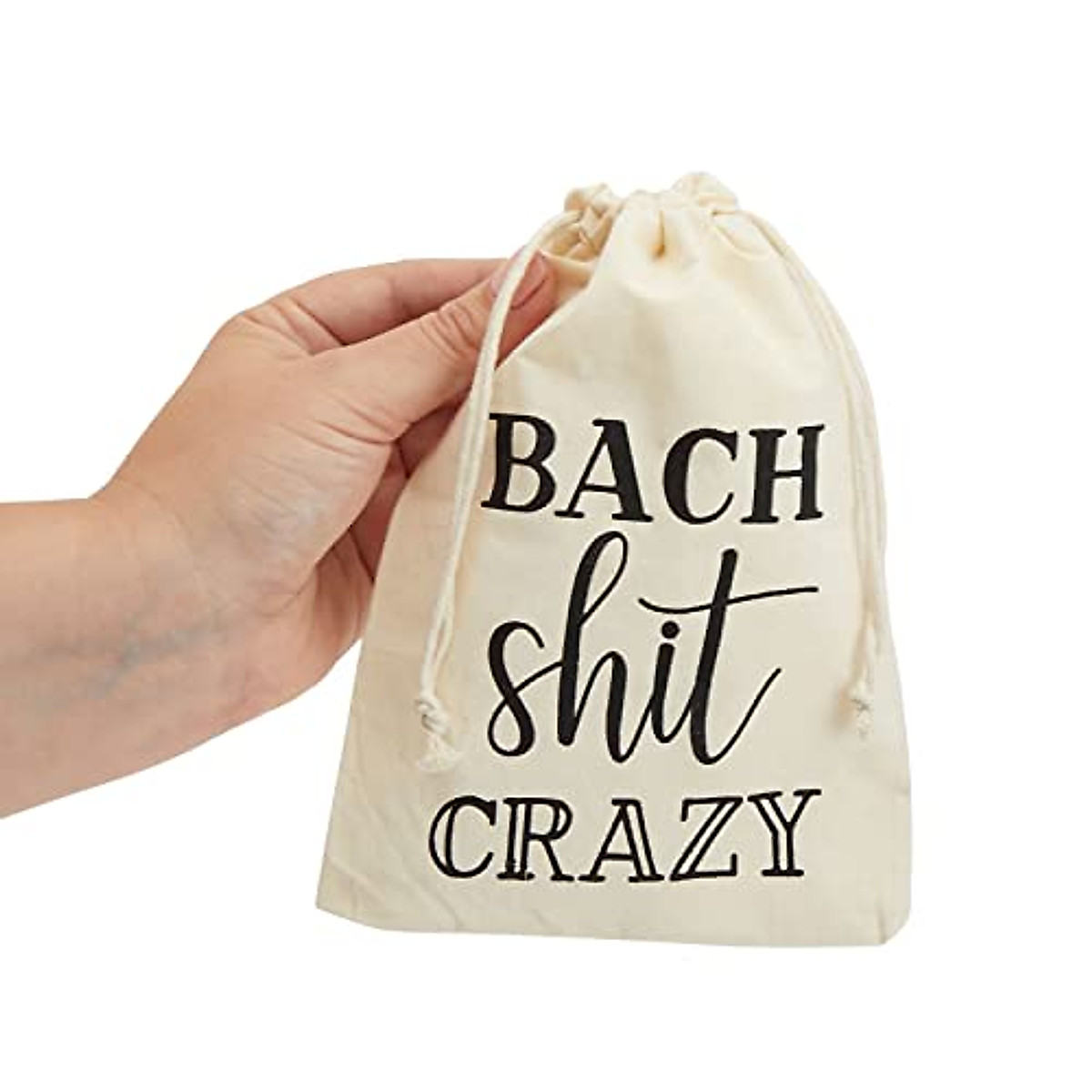 Drawstring Bags for Bachelor and Bachelorette Party (6 x 8 in, 12-Pack)