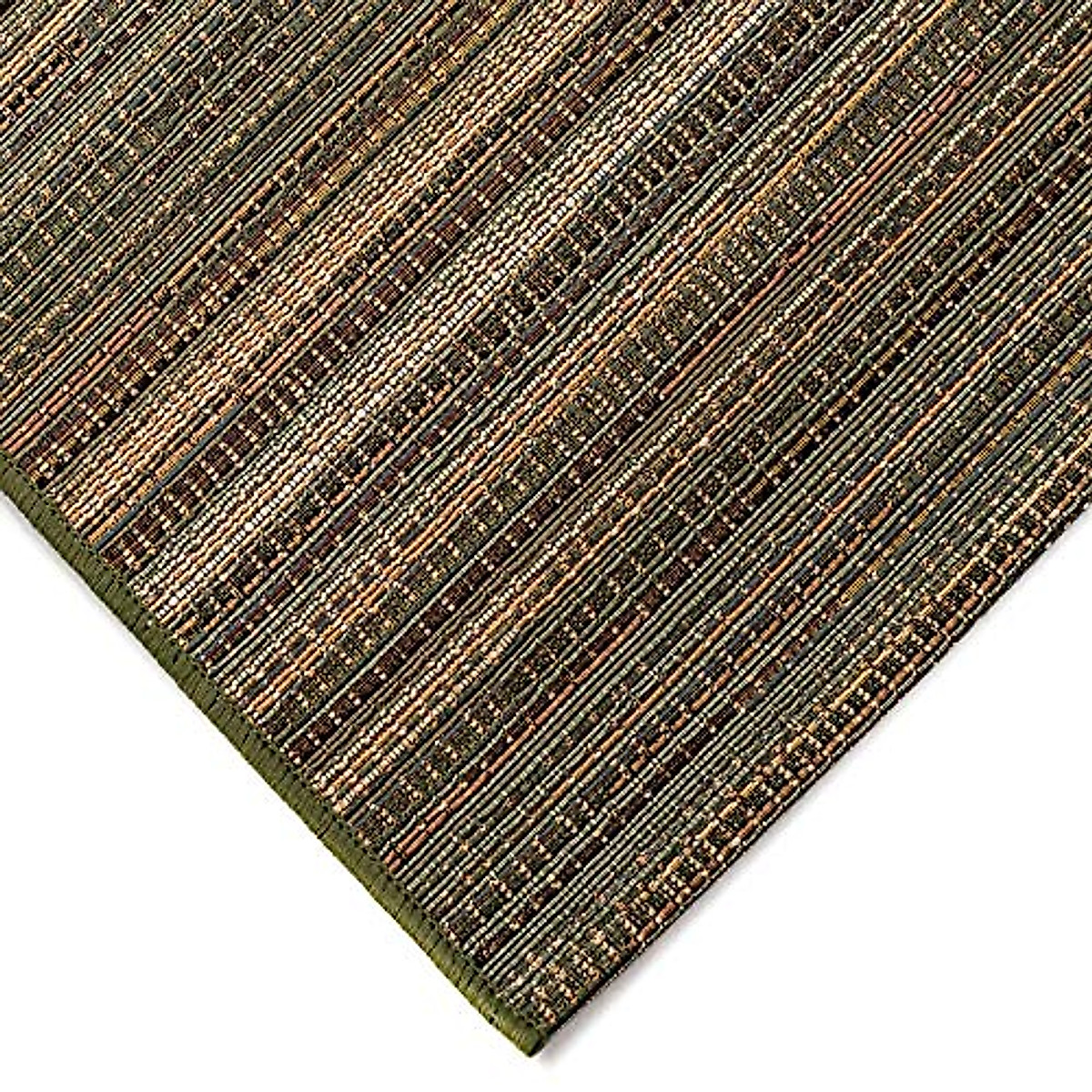 Liora Manne Indoor/Outdoor Rug, 6'6" x 9'4", Stripes Green