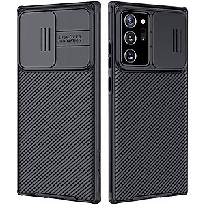 Samsung Galaxy Note 20 Ultra/Note 20 Ultra 5G Phone Case,Camera Protection Slide Protect Cover Lens Protection Case (for Samsung Galaxy Note 20 Ultra)