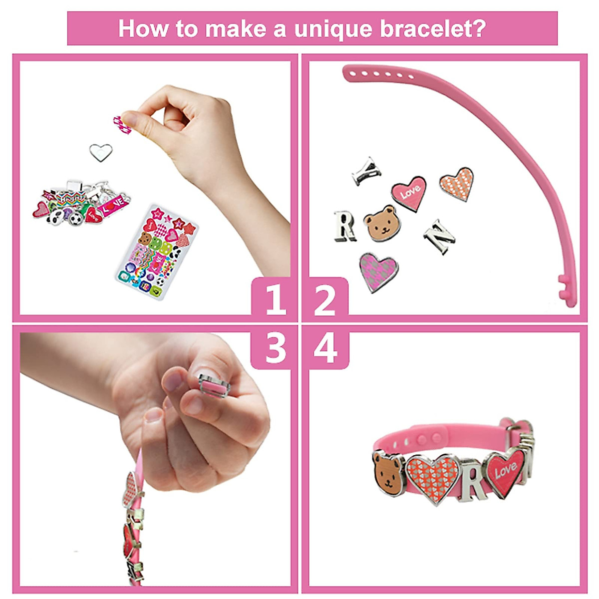 Friendship Bracelet Making Kit 95+ Pcs for Girls,Arts and Crafts Gifts for 6 7 8 9 10 11 12 13 Years Old Girls DIY Christmas and Birthday Gifts Travel Activity Set