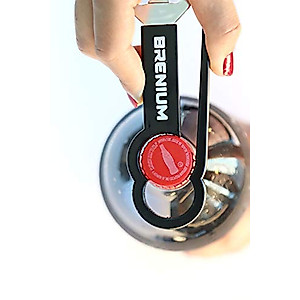 BRENIUM Multifunctional Bottle Opener for Water and Beer Bottle, Plastic Water Bottle, Twist-Off, for Weak Hands, Seniors, Elderly, Rheumatoid Arthritis, Bottle Gripper, Ergonomic