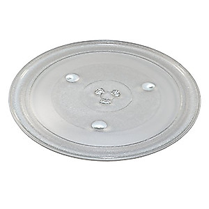 HQRP 12-3/8 inch Glass Turntable Tray compatible with Hamilton Beach P100N30 P100N30AL P100N30ALS3B HBP100N30ALS3 GA1000AP30P3 EM031MZC-X1 Microwave Oven Cooking Plate 315mm