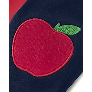 Gymboree Girls and Toddler Leggings, Apple Navy, 10