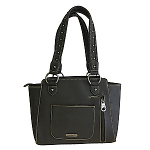 Montana West MW250G-8250 Concealed Handgun Collection Handbag Brown