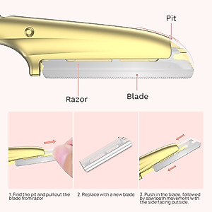 ennva Metal Razor Replacement Blades -Pack of 10