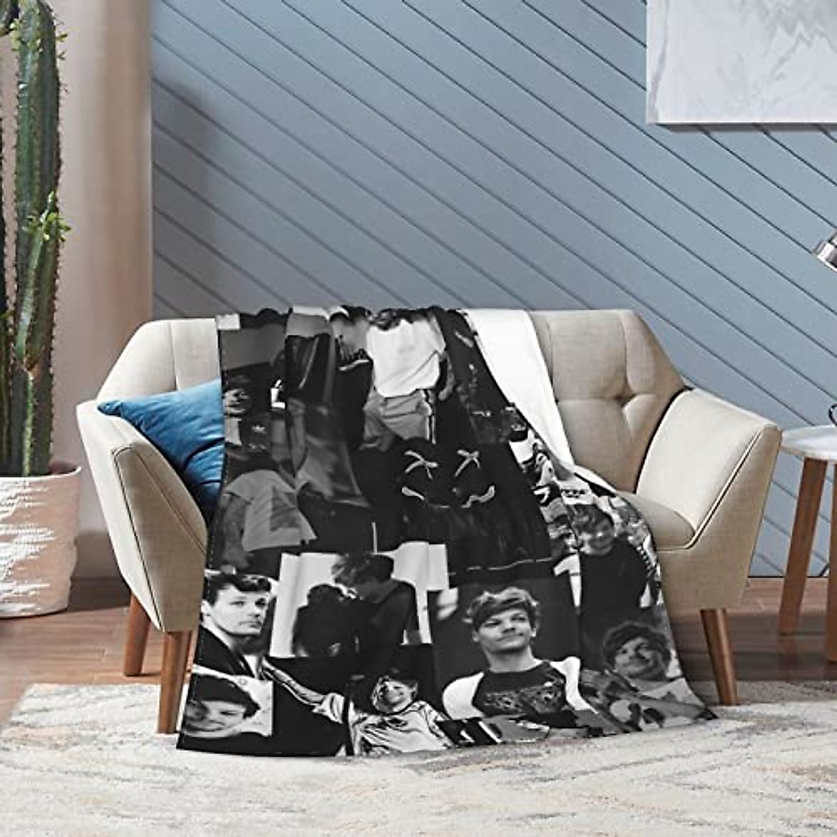 GingerDHallberg Throw Blanket Louis Singer Tomlinson Lightweight Flannel Blanket Air Conditioning Blankets for All Season 40"x30"