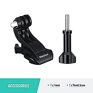 Wealpe Chest Mount Harness Chesty Strap Compatible with GoPro Hero 11, 10, 9, 8, 7, Max, Fusion, Hero (2018), 6, 5, 4, Session, 3+, 3, 2, 1, DJI Osmo, Xiaomi Yi Cameras