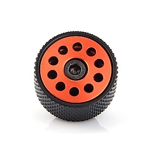 Computer Exhaust Plug, G1/4 Air Exhaust Plug Fitting for Computer Water Cooling System Computer Protection, Water Cooling Plug(红色)