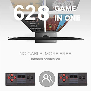 Retro Game Console, 4K HDMI HD Built-in 628 Classic Video Games USB Handheld Retro Gamepad Controller, Home HD Y2 Classic Video TV Game Box Controller