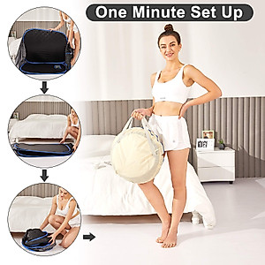 KGK Portable Steam Sauna Spa, 3L Personal Sauna for Home Relaxation, Lightweight Sauna Tent Full Body Spa with Steam Pot, Remote Control, Foldable Chair, Carrying Bag(Black)