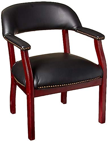 Boss Captain’s Chair In Black Vinyl