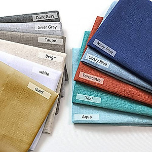 KOUFALL Gold Valances for Windows Rod Pocket Semi Sheer Curtain Toppers Gold Yellow Mustard Valance for Living Room Bathroom Fall Decoration Holiday Decor Kitchen 52 x 18 Inch Length