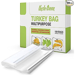 Uncle Green Multipurpose Turkey Bags -19" x 24.5"-100 bags per box