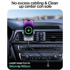 AICase Coiled Lightning Cable for Car 2 Pack, Coil iPhone Charger Cable Compatible with iPhone 14 Pro Max/13 pro max/12 Pro/12/11/XS/XS Max/XR/X/8/8 Plus/Pad_3.2 ft