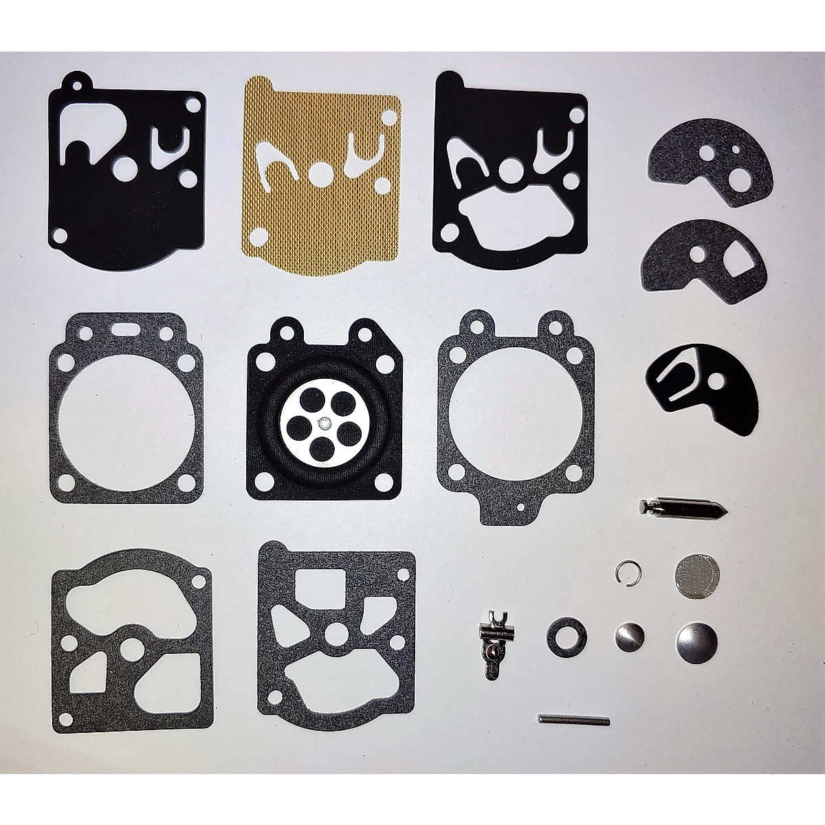 ProPart Carb Carburetor Rebuild Kit Gasket Diaphragm Replaces Walbro K10-WAT Compatible with Husqvarna Stihl McCulloch Echo Chainsaw Edger Trimmer