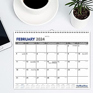 2023 Calendar - Wall Calendar from January 2023 to June 2024, 14.5 x 11 Inches, 18 Monthly Calendar with Twin-Wire Binding, Thick Paper and Ruled Blocks for Home, School and Office