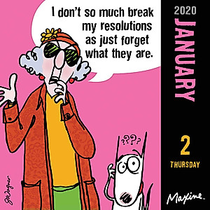 2020 Maxine Daily Desktop Calendar