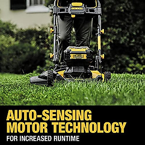 DEWALT 20V MAX* Lawn Mower, Cordless, 21.5in. Brushless with Battery & Charger (DCMWP233U2)