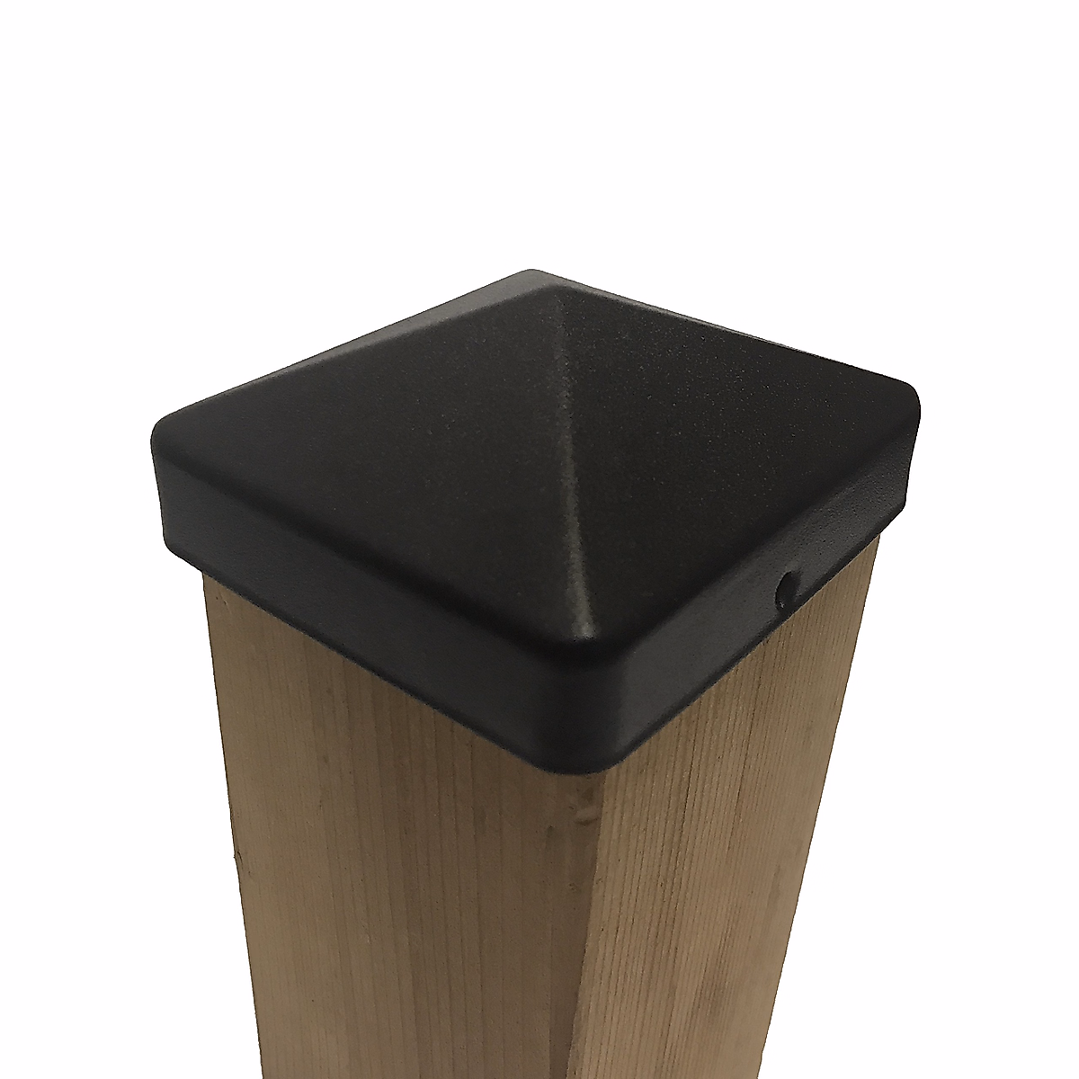 Nuvo Iron US-PCP11BLK US-4x4 Eazy Pyramid Cap, 4" x 4" (Fits Over 4” x 4” Nominal USA retailers Square Posts), Black