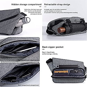 Crossbody Sling Bag for Men, Versatile Travel Hiking and Working Mens Chest Bag Side Daypack Fashion Lightweight Radiant Cycling Shoulder Backpack for Travel, Spor, Gym