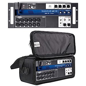 Soundcraft Ui16 16 Input Digital Mixer+Wifi+App Control+Recording+Rack Case Bag