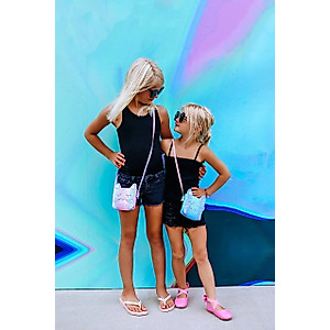 mibasies Kids Cat Purse for Little Girls Toddlers Wallet Crossbody Bag