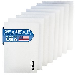 RAYAIR SUPPLY 20x25 Replacement Filter Pads Compatible with Respicaire CG MicroCLean 95 Air Cleaner 20x25 Refills (4 Pack)