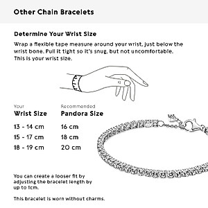 Pandora Sparkling Tennis Bracelet - Sterling Silver & Cubic Zirconia Bracelet for Women Timeless Collection - Gift for Her - 20 cm, No Gift Box