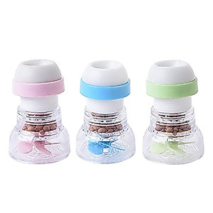 Kitchen Water Filter, Faucet Sprayer, 360 Rotating Faucet Water Filter, Splash Shower Tap Water Spray Water Saver, Telescopic Water-Saving Nozzle with Filter Faucet Fits Standard Faucets (Green)