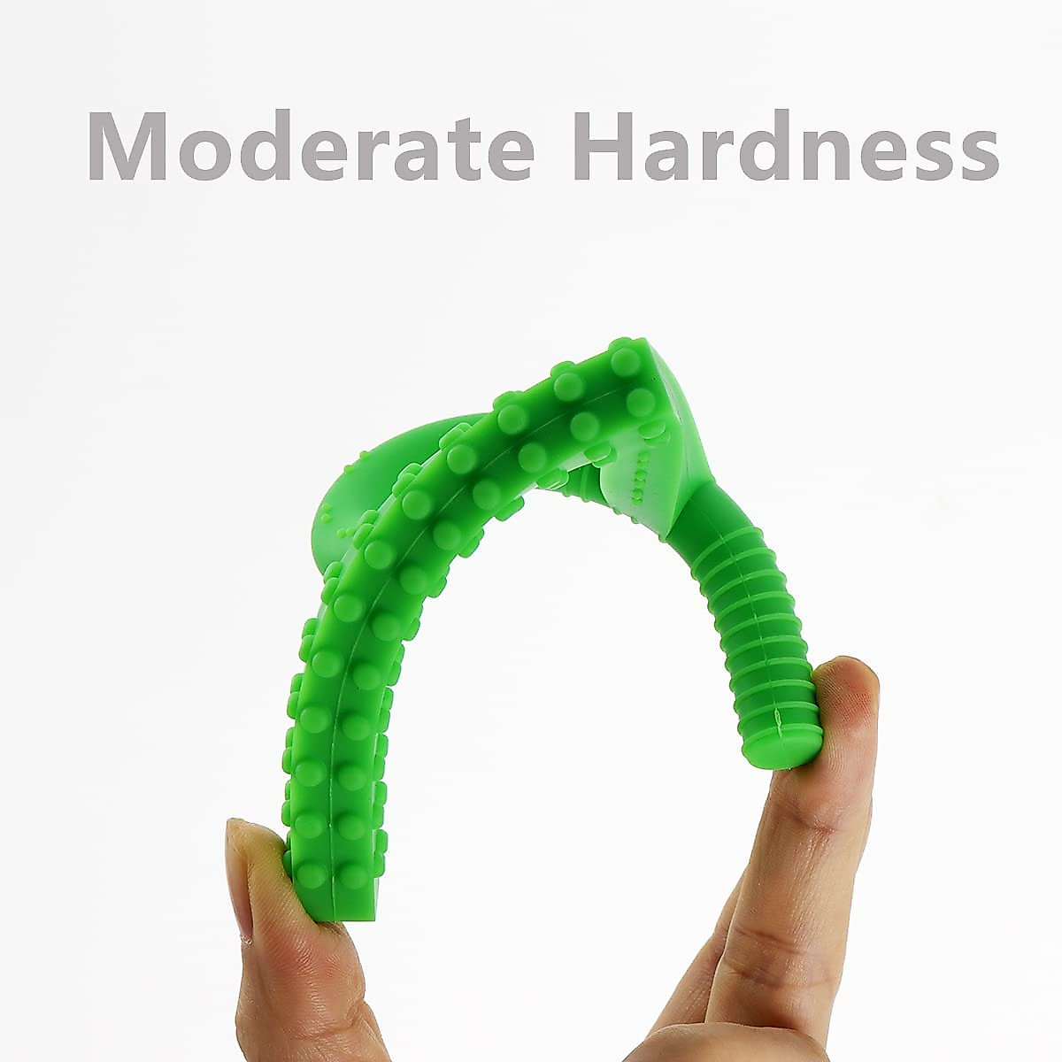 Sensory Chew Toys for Kids with Teething, ADHD, Autism, Biting Needs,Oral Motor Chewy Teether, Silicone chewlery for Boys and Girls(2 Pack Orange Purple