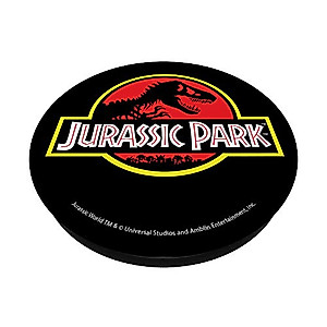 Jurassic Park Classic Original Logo PopSockets PopGrip: Swappable Grip for Phones & Tablets