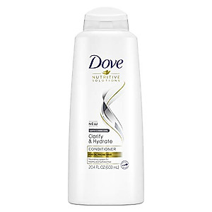 DOVE HAIR Nutritive Solutions Conditioner With Charcoal For Oil Prone Hair Clarify & Hydrate Nourishes For Healthy and Hydrated Hair 20.4 oz