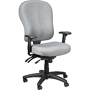 Tempur-Pedic TP4000 Ergonomic Fabric Mid-Back Task Chair, Grey (TP4000-GREY)