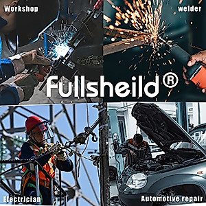 Fullsheild Reversible Welding Cap Flame Resistant CAT 2 Protective FR Welder Hats 6 Pannel Midweight Printed for Men Women 2PCS 7 3/8